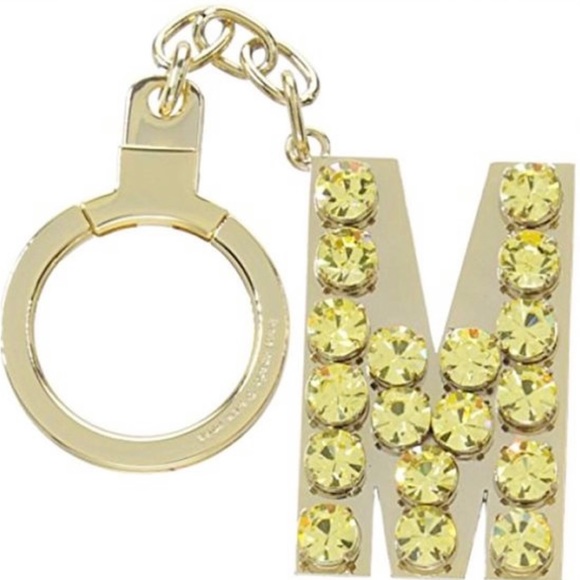 kate spade | Accessories | Kate Spade Key Chain Bag Charm Crystal ...